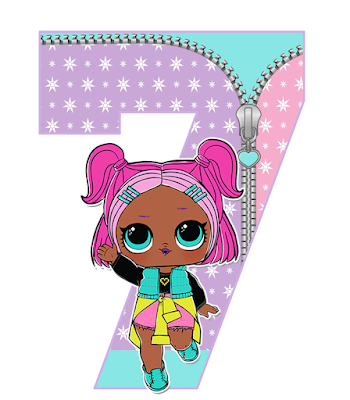 Kits imprimibles gratis : Números LOL