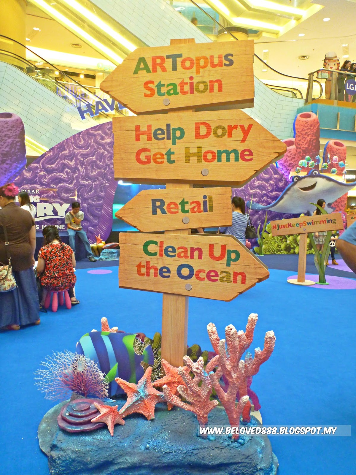 Betty's Journey: Finding Dory School Holiday Event By Sunway Shopping Mall