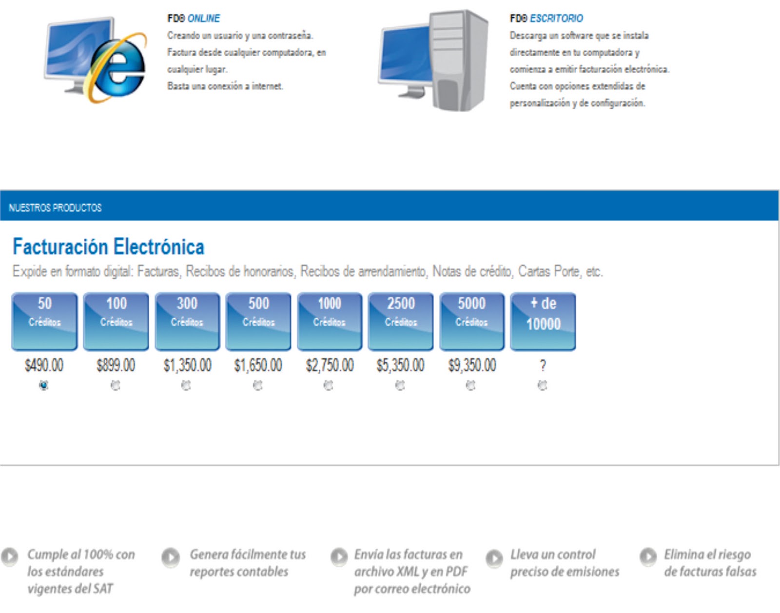 ¿YA TIENES LA SOLUCIÓN? FACTURA ELECTRÓNICA Folios Digitales®: Precio