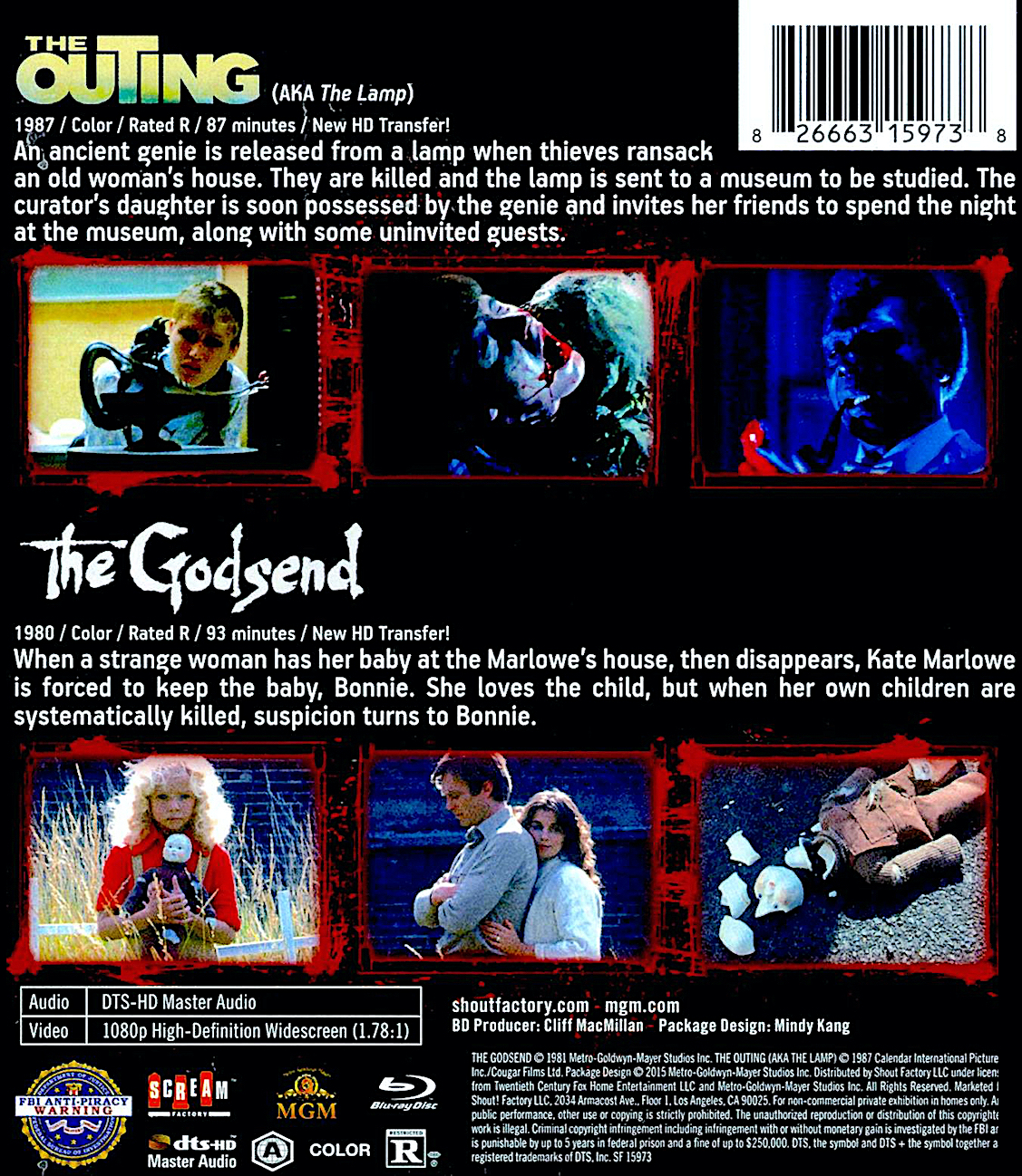 blu-ray and dvd covers: SCREAM FACTORY DOUBLE FEATURE BLU-RAYS: BAD ...