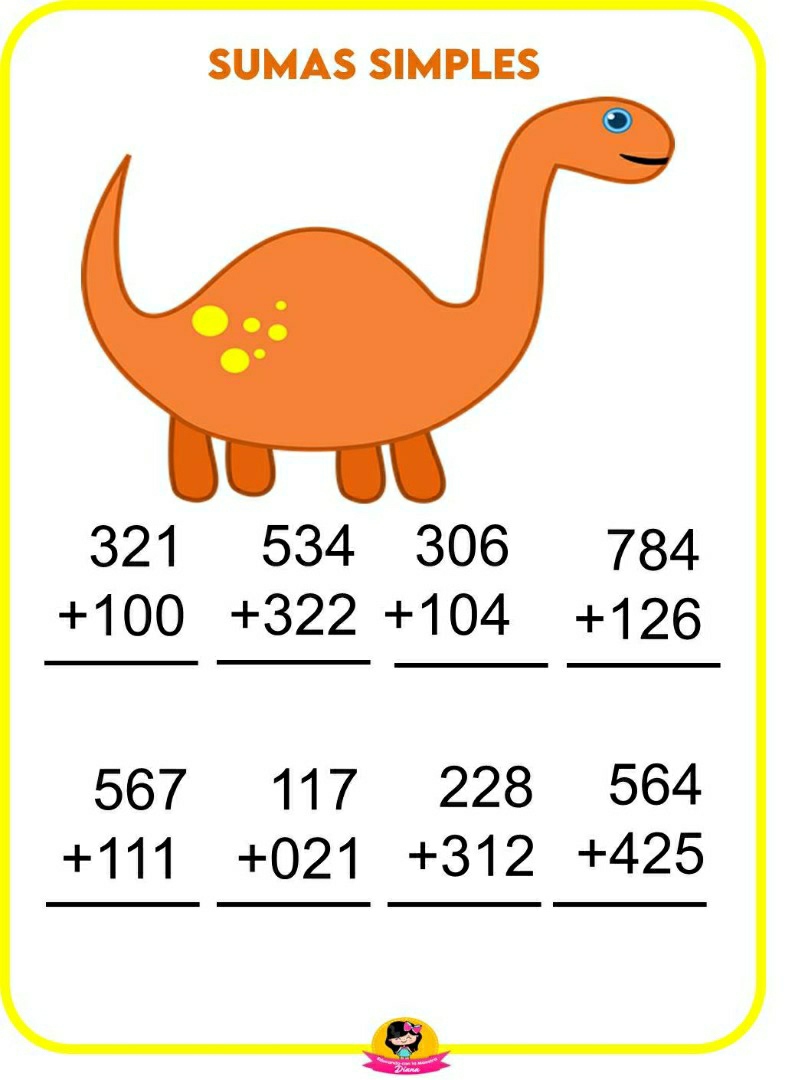 Educando con la Maestra: Sumas Simples / Cuadernillo Educando con la Maestra: Sumas Simples / Cuadernillo