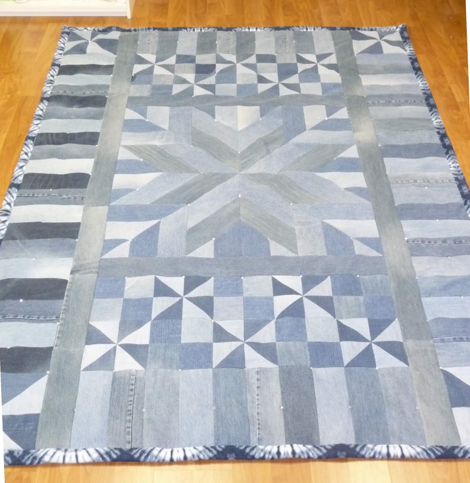 Lil' Baby Thangs Sewing Patterns: Upcycling Denim Blue Jeans, Quilt Project