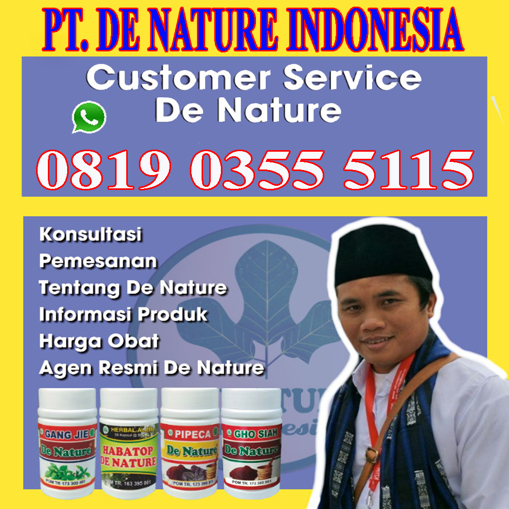 nomor kontak konsultasi dan pemesanan obat herbal de nature