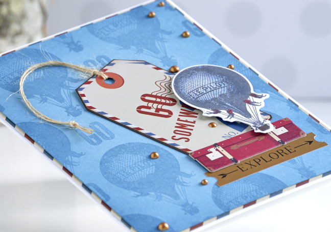 FotoBella: Stamped Travel Cards with PhotoPlay Here & There Collection