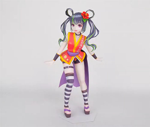 Vocaloid: Hatsune Miku Paperized | Paperized Crafts