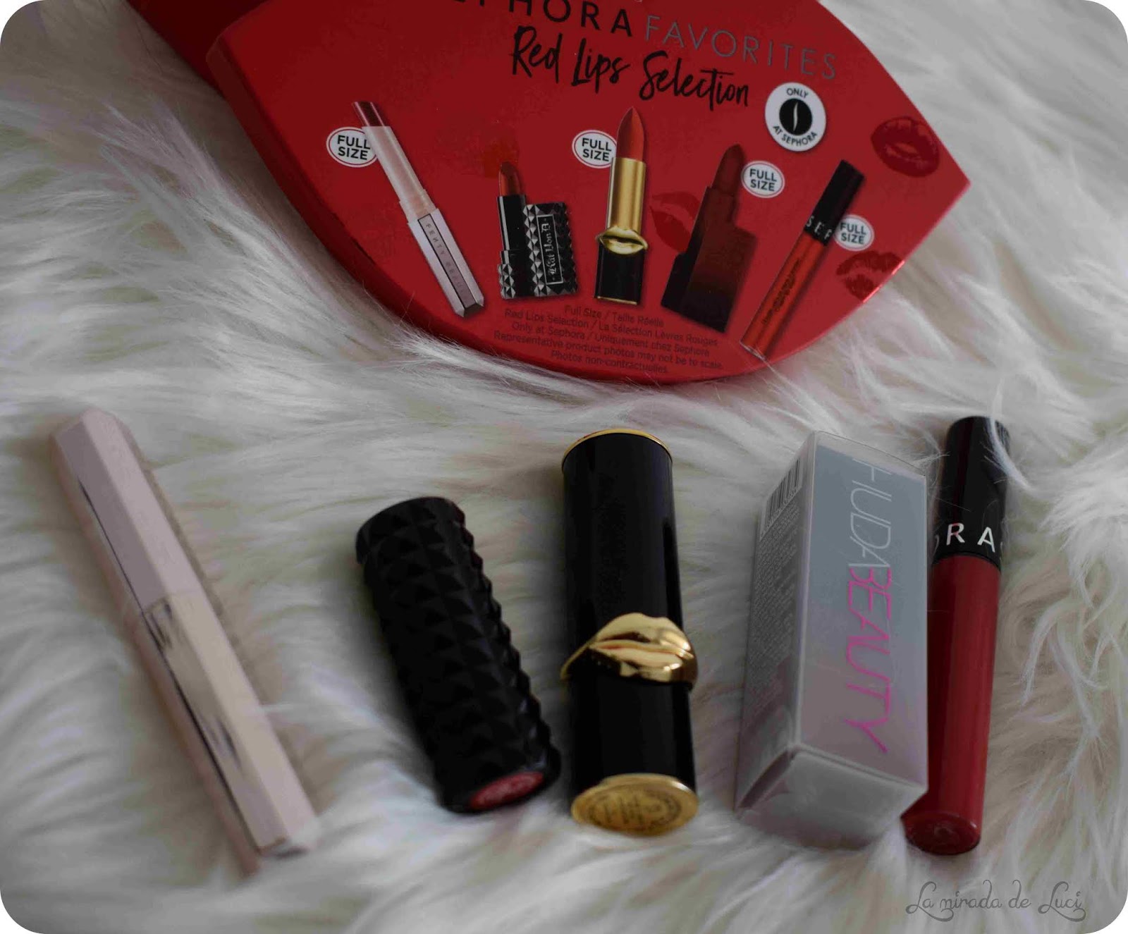 LA MIRADA DE LUCI: Sephora Favorites, kit de labiales Red Lips Selection