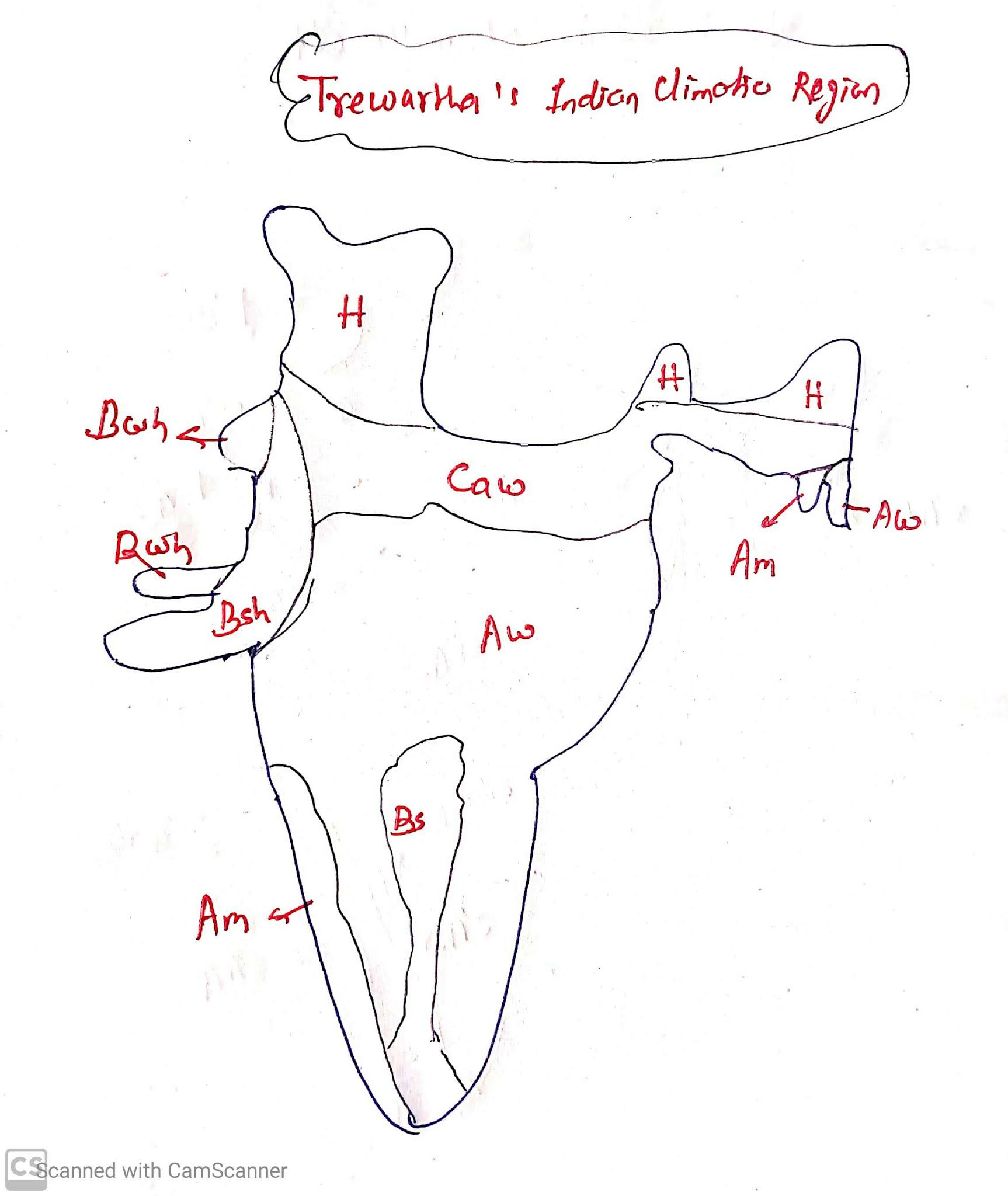 Trewartha Climate classification of Indian Climate| Climatic regions ...