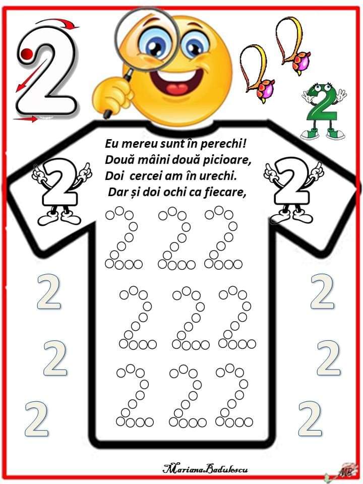 EDUCATIA CONTEAZA : CIFRE PUNCTATE - ÎNVĂȚĂMÂNT PREȘCOLAR - SCRIEREA ...