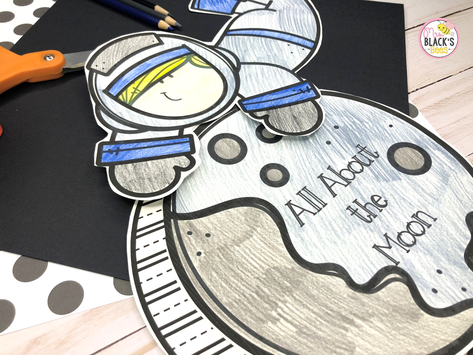 Moon Craft and Writing | Mrs. Black's Bees