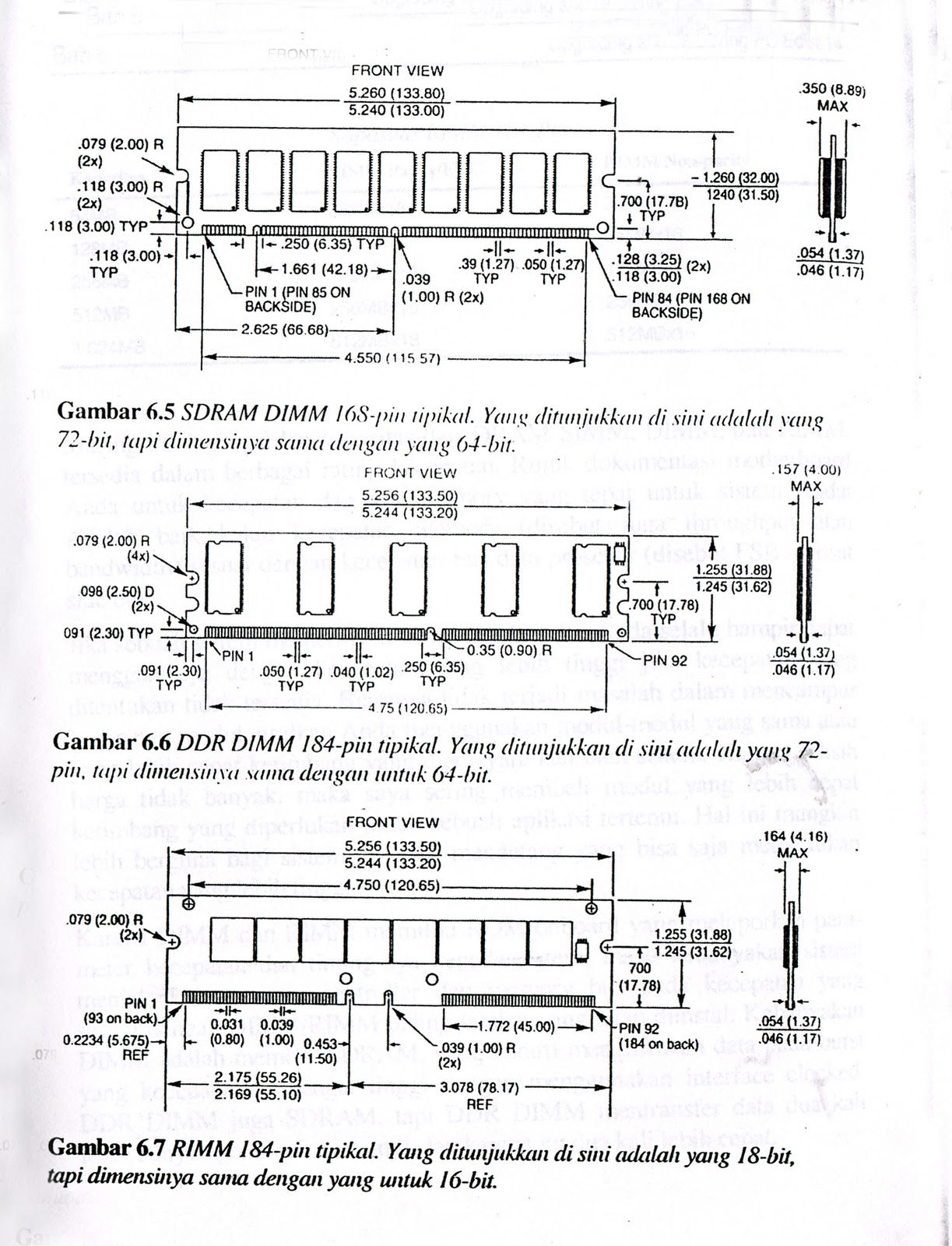 SIMM, DIMM, and RIMM | trouble shooting