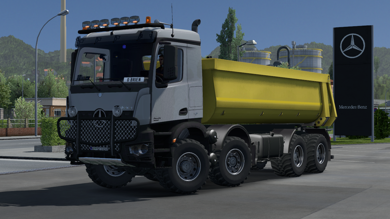 MERCEDES BENZ AROCS AGRAR ETS2 DX11 1.36 - Euro Truck Simulator 2 Mod World