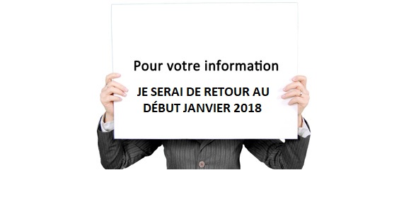 Le monde selon Moé: DE RETOUR BIENTÔT