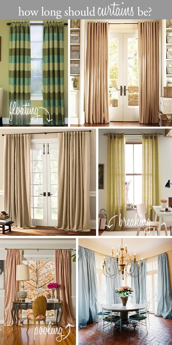 GUIDA TENDE: Quanto lunghe devono essere le tende?