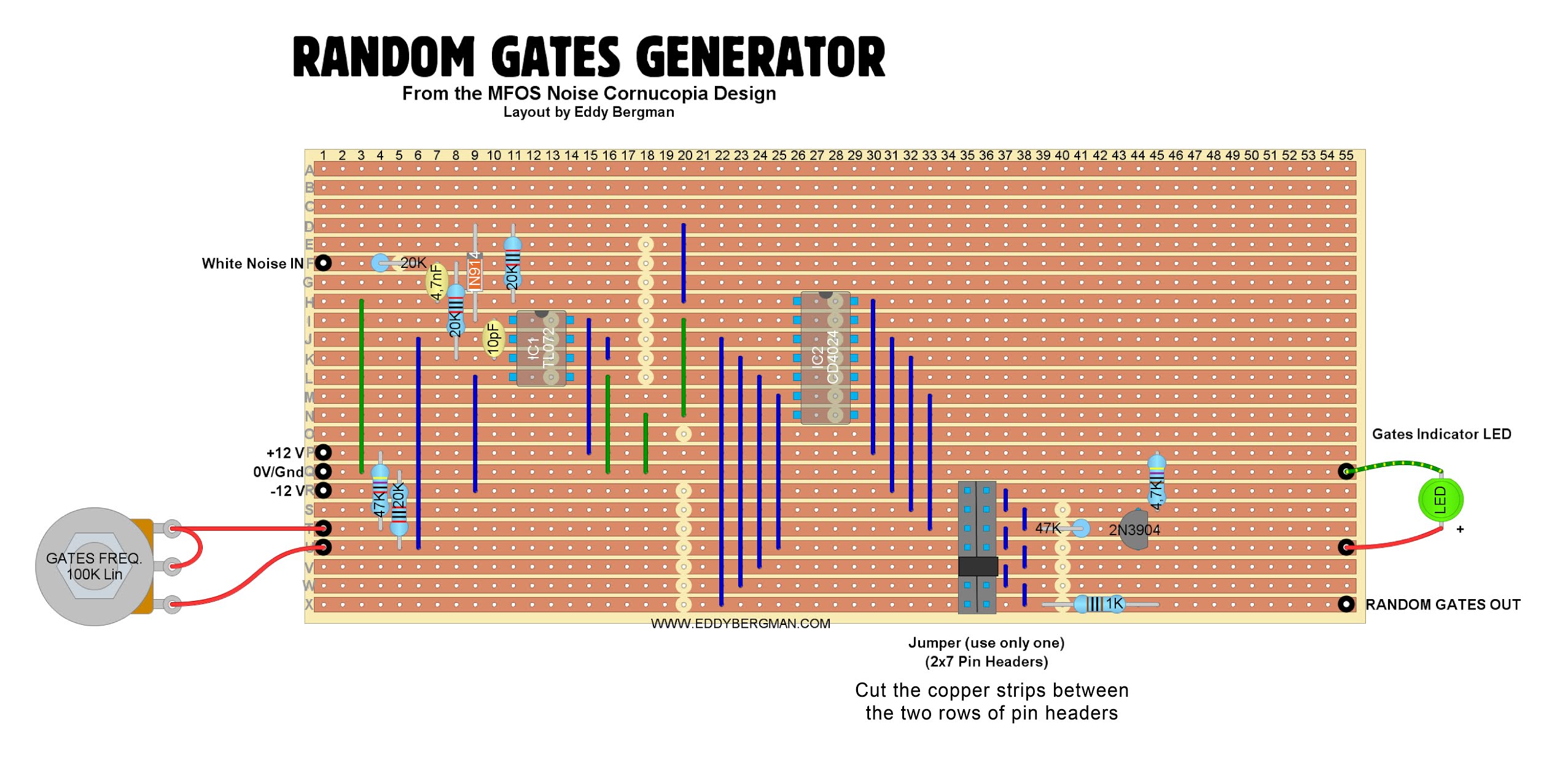Eddy Bergman.com: Synthesizer Build part-31: NOISE MODULE with 5 TYPES ...