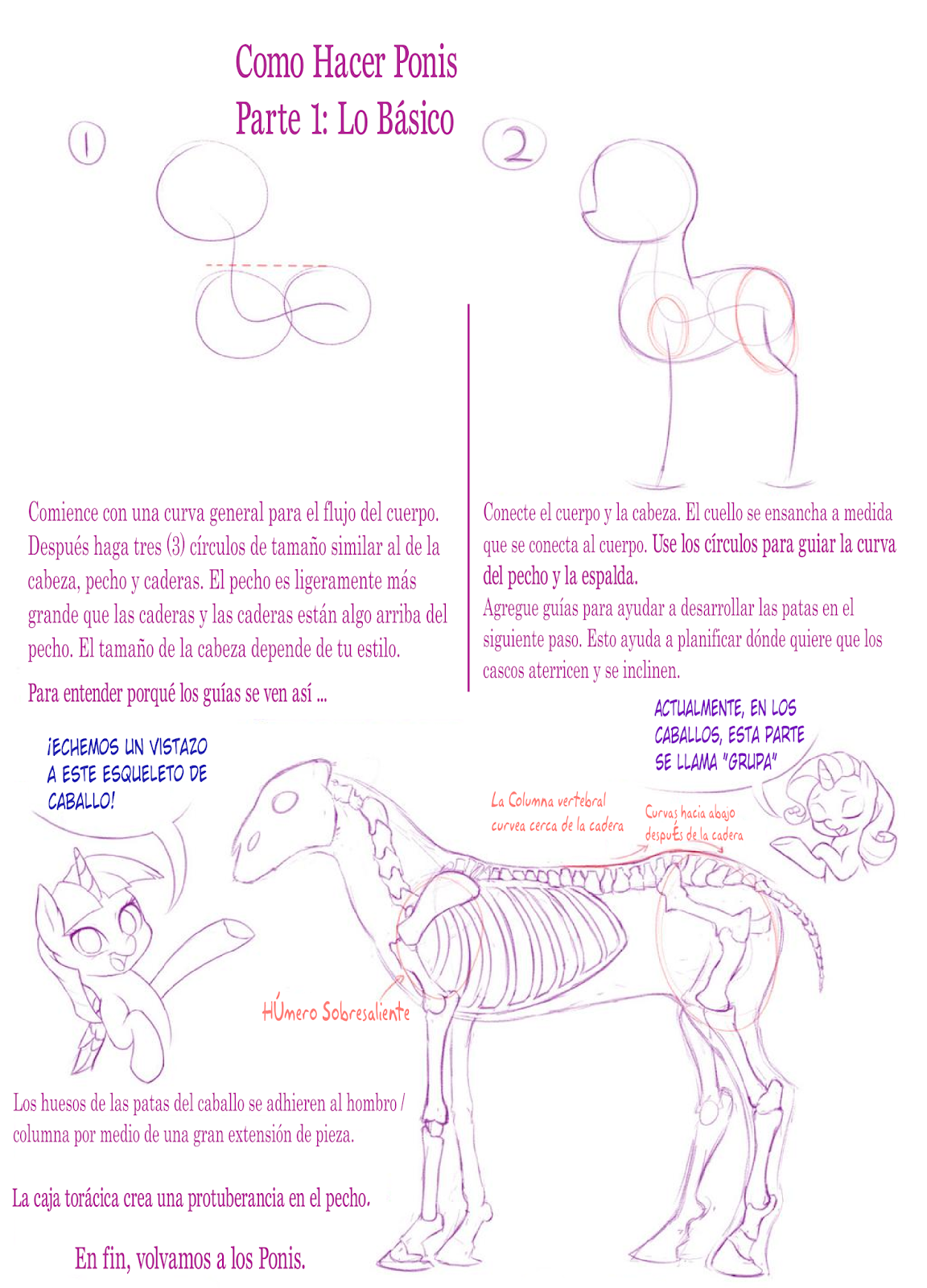 Tutorial - Cómo dibujar Ponis