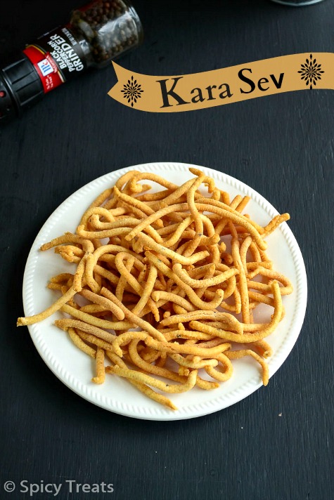Spicy Treats: KaraSev / KaraSev Recipe / Spicy Sev Recipe