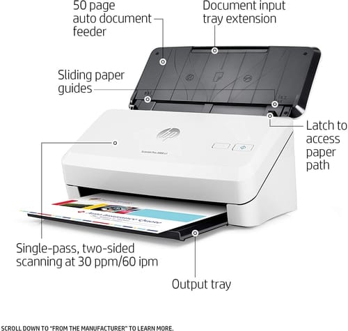Review HP ScanJet Pro 2000 s1 Document Scanner