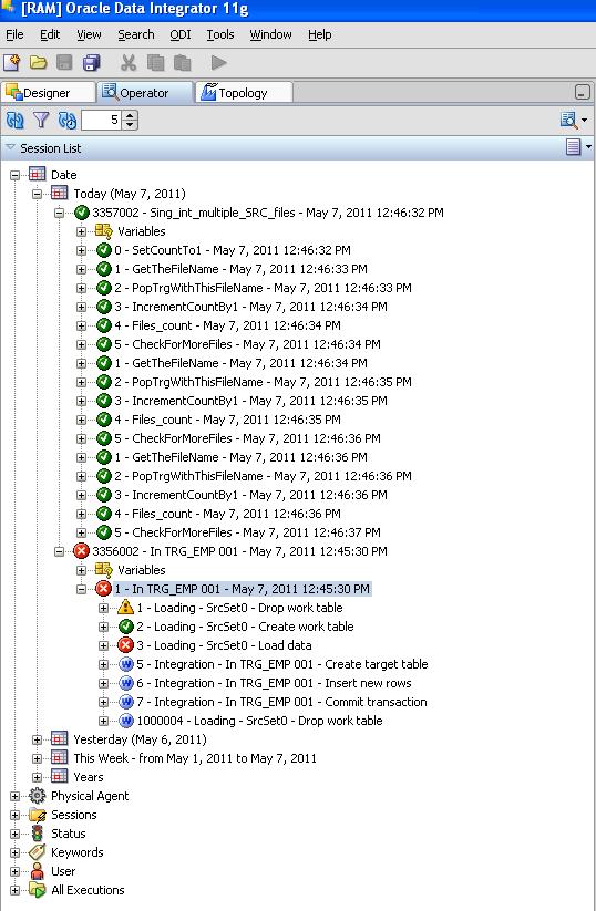 ODI Interfaces ~ Oracle Data Integrator