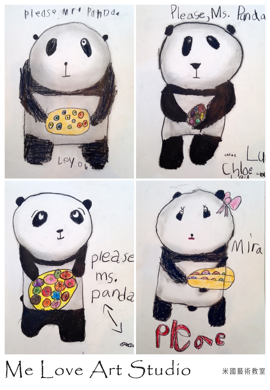 Me Love Art Studio《米國藝術》: Please, Mr. Panda -- Picture Book