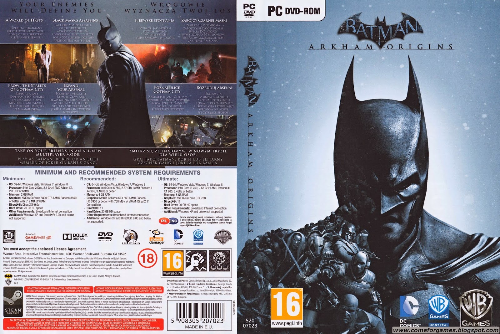 Batman arkham origins pc game - berlindatogether