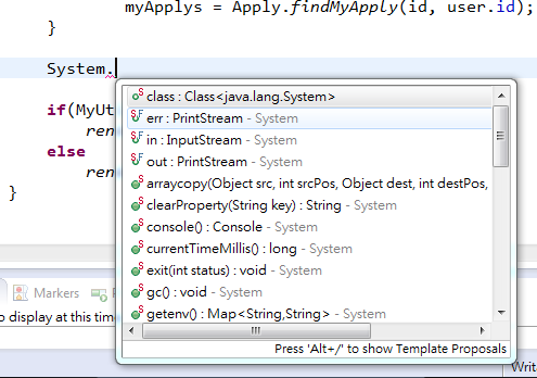 設定 Eclipse 程式碼提示(Content assist auto activation)功能 - I am here.