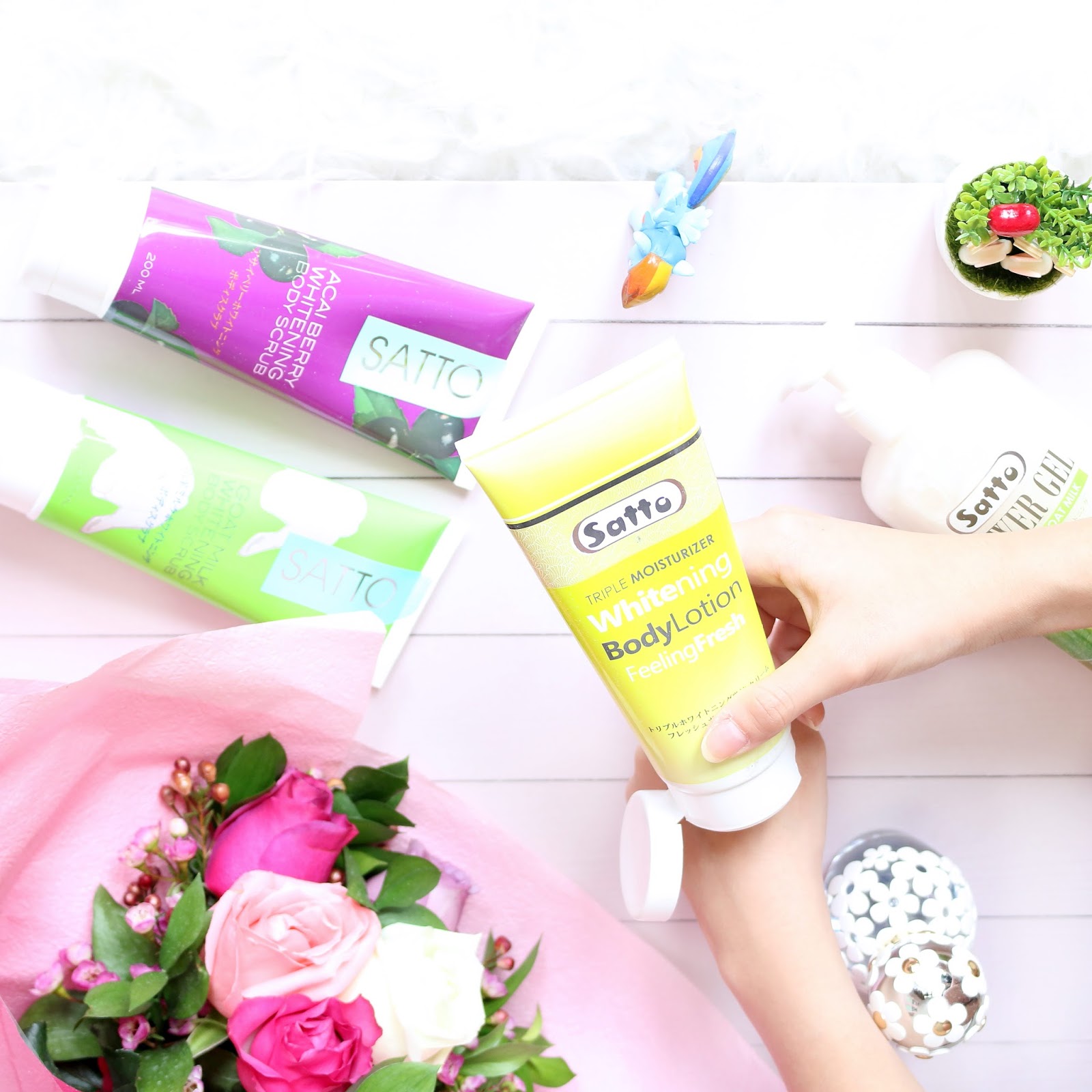 Satto Body Care : Shower Gel, Body Scrub, Body Lotion untuk Hasil Kulit ...