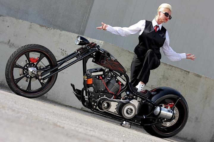 churchdeluxe - moto-vation™ & imagination: Girls on Custom Made Motorcycles