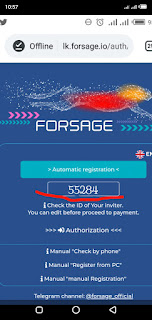 How to register on Forsage