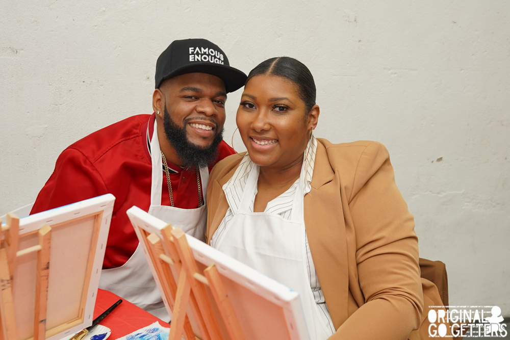 OriginalGoGetters: Paint sip and vibe 2-14-2021