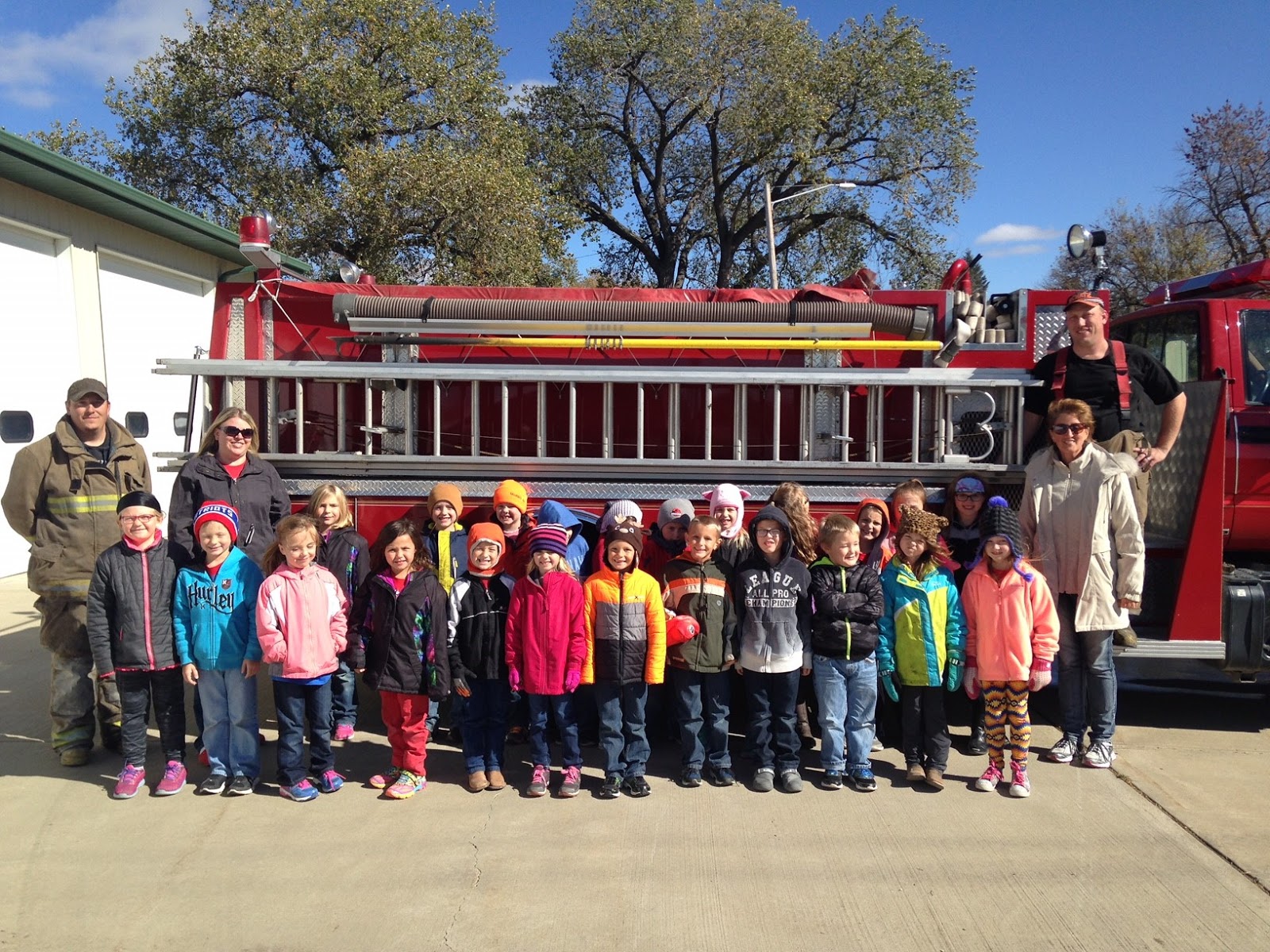First Grade on Fire: Field Trip to the Fire Hall