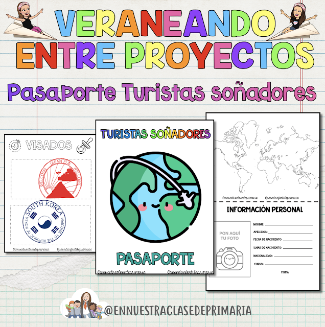 En nuestra clase de Primaria: Veraneando entre proyectos: PASAPORTE ...