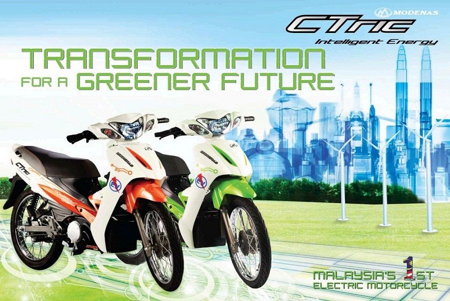 motorcycle you like: CTric Modenas (Electric Motorcycle)