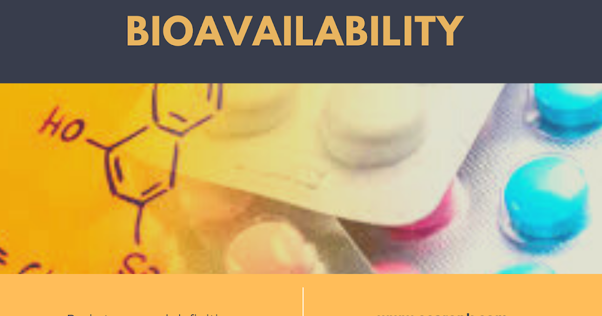Basic Terms and Definition used in Bioavailability Curve and Factors ...