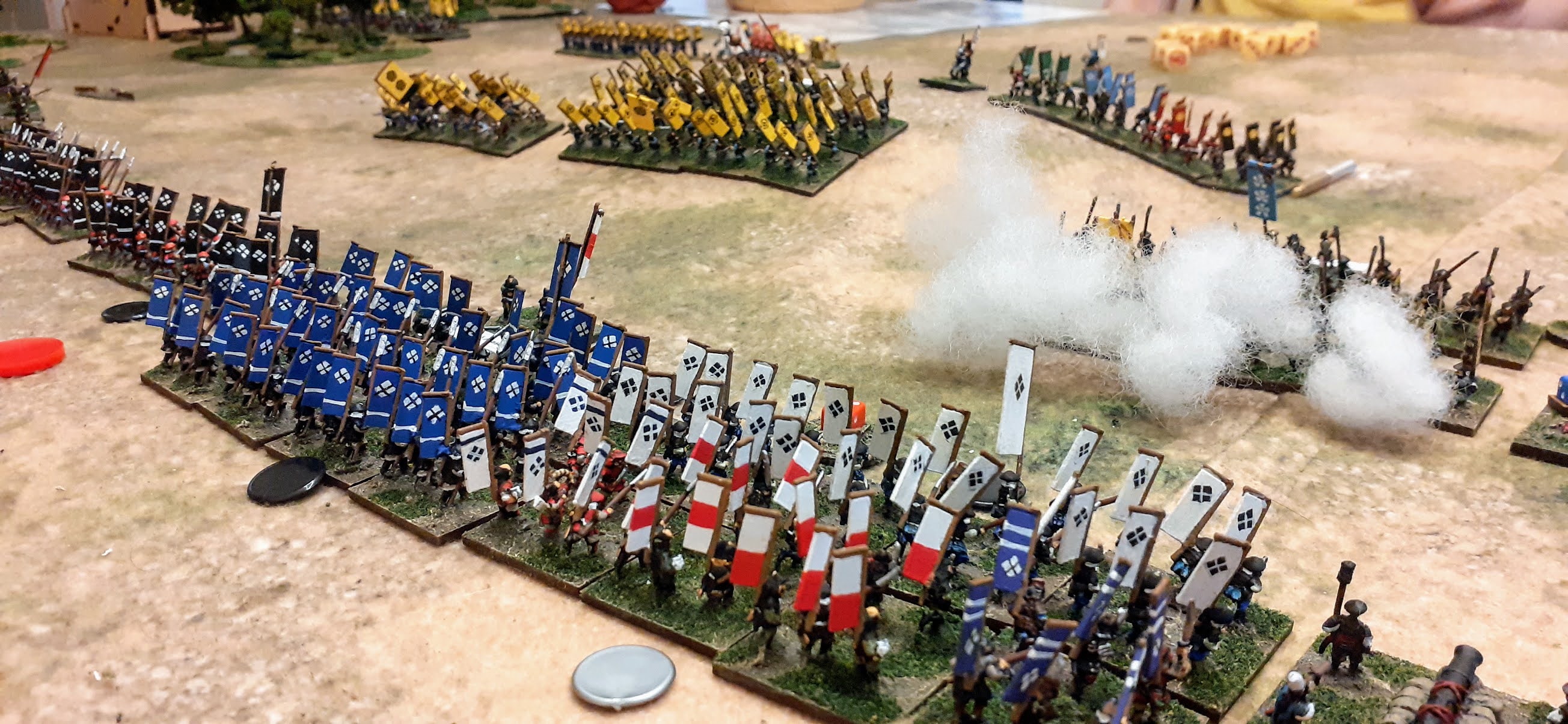 10mm Samurai game using Fantastic Battles rules