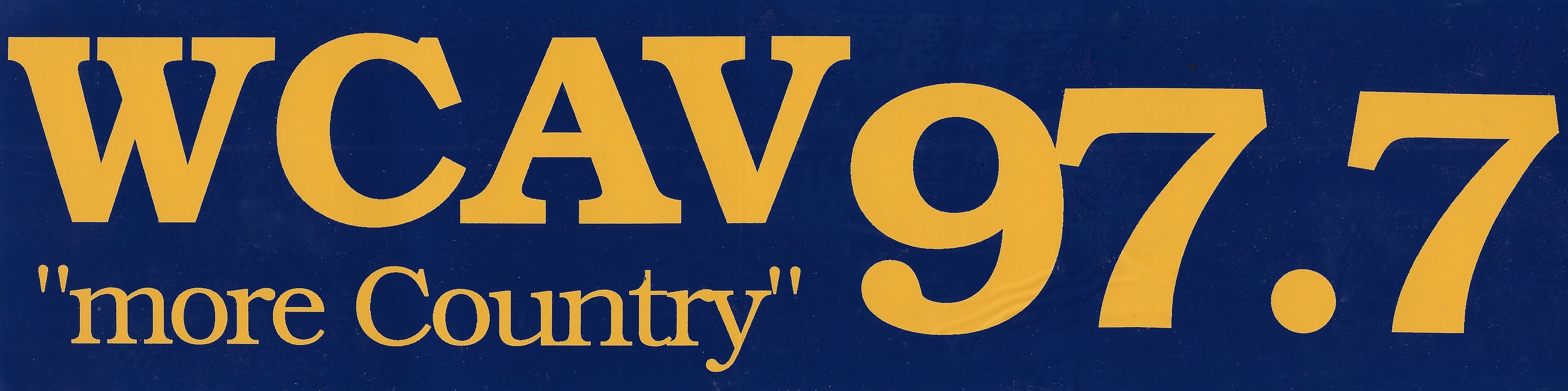 Radio Sticker of the Day: WCAV