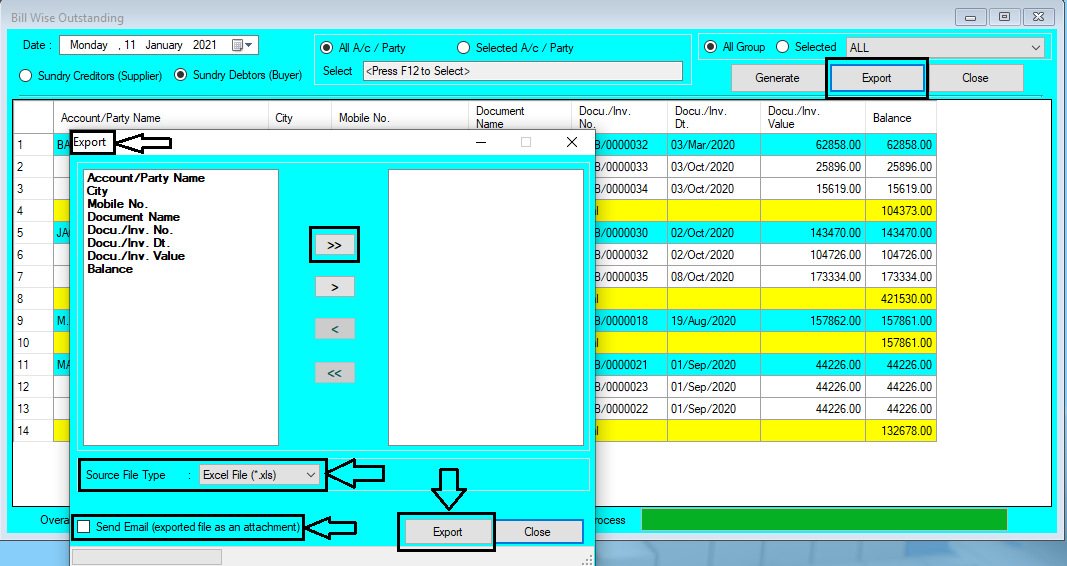 Bill Wise Outstanding Help Guide