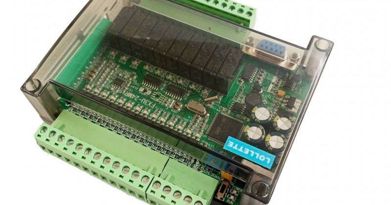 LE3U 24MR6AD2DA 14 input 10 relay output RS485 MODBUS RTU RTC