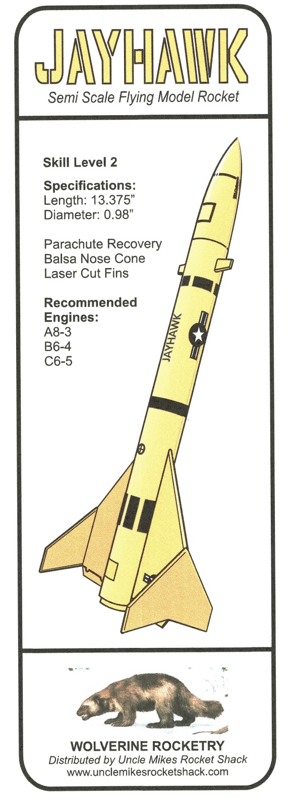 Model Rocket Building: Wolverine Jayhawk Build, Background