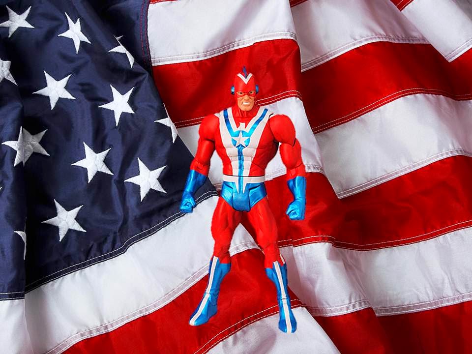 Dave's Comic Heroes Blog: Steel, A Patriotic Comic Book Hero!
