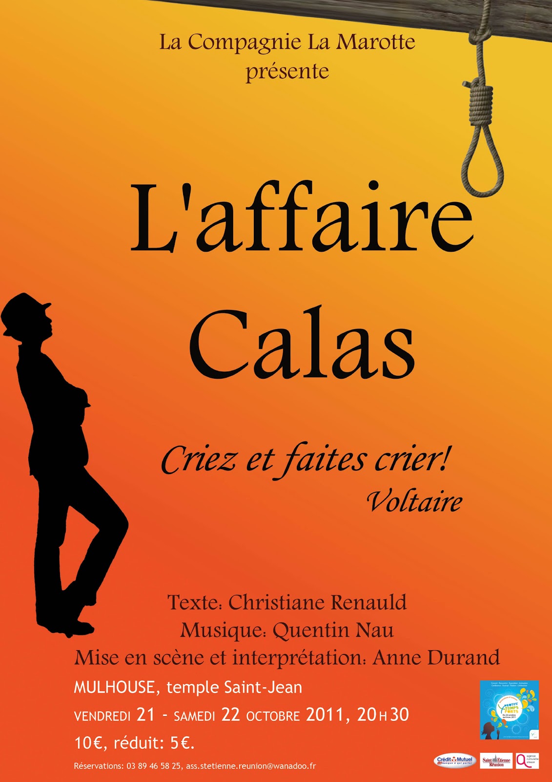 Saint-Étienne Réunion: L'Affaire Calas au temple Saint-Jean