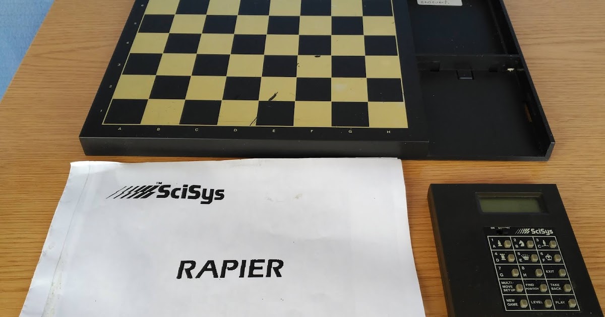Retro Ordenadores Orty: Scisys Rapier Chess Computer (1984)