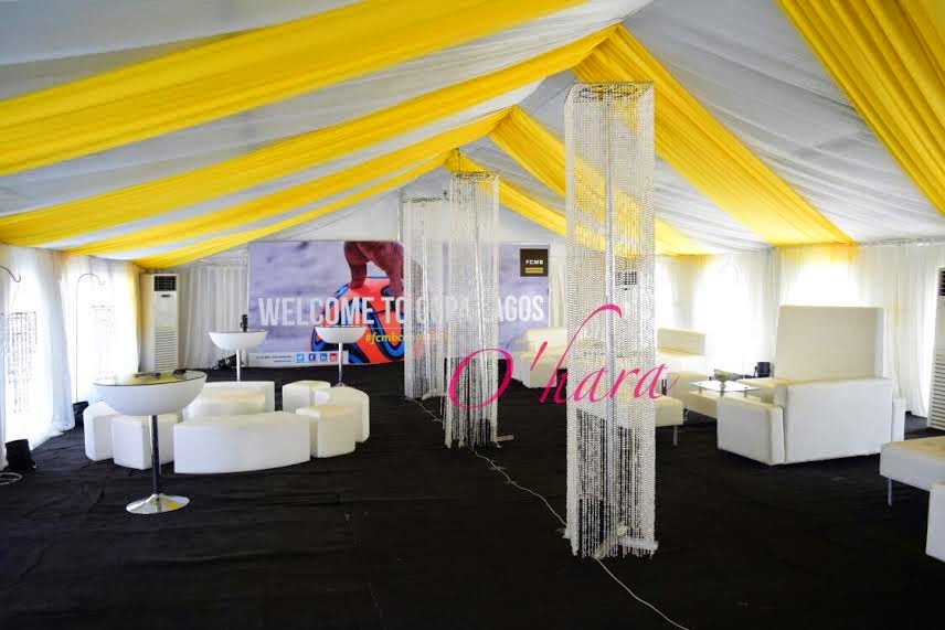 O?hara Events &projects create a superbly decorated VIP Marquee for # ...