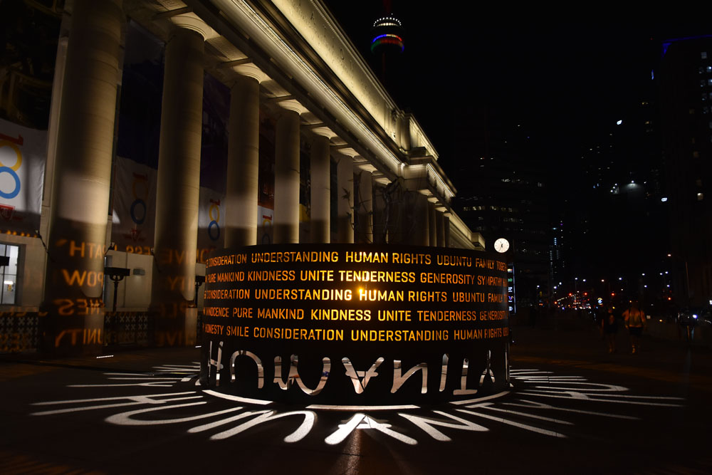 Toronto Grand Prix Tourist - A Toronto Blog: Humanity Art Installation ...