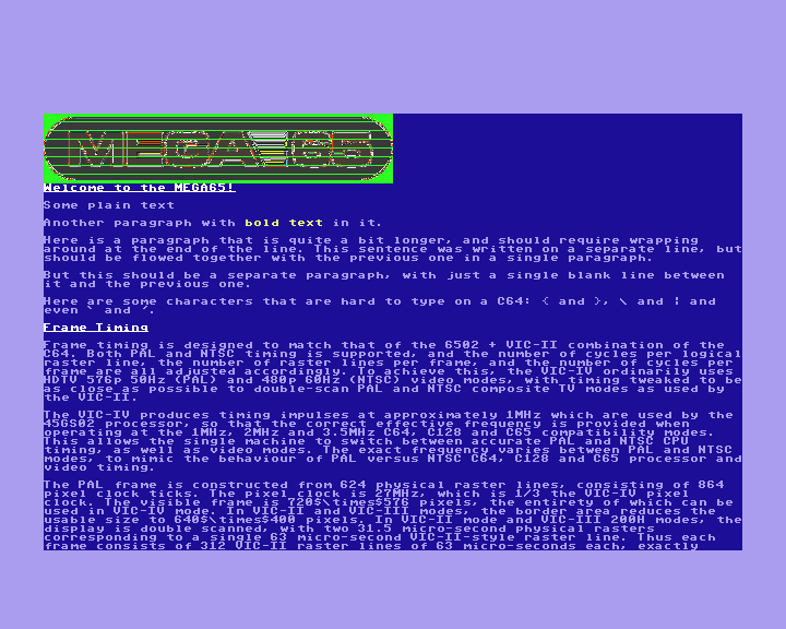 Making a C64/C65 compatible computer: Work on a Simple HTTP-based file ...