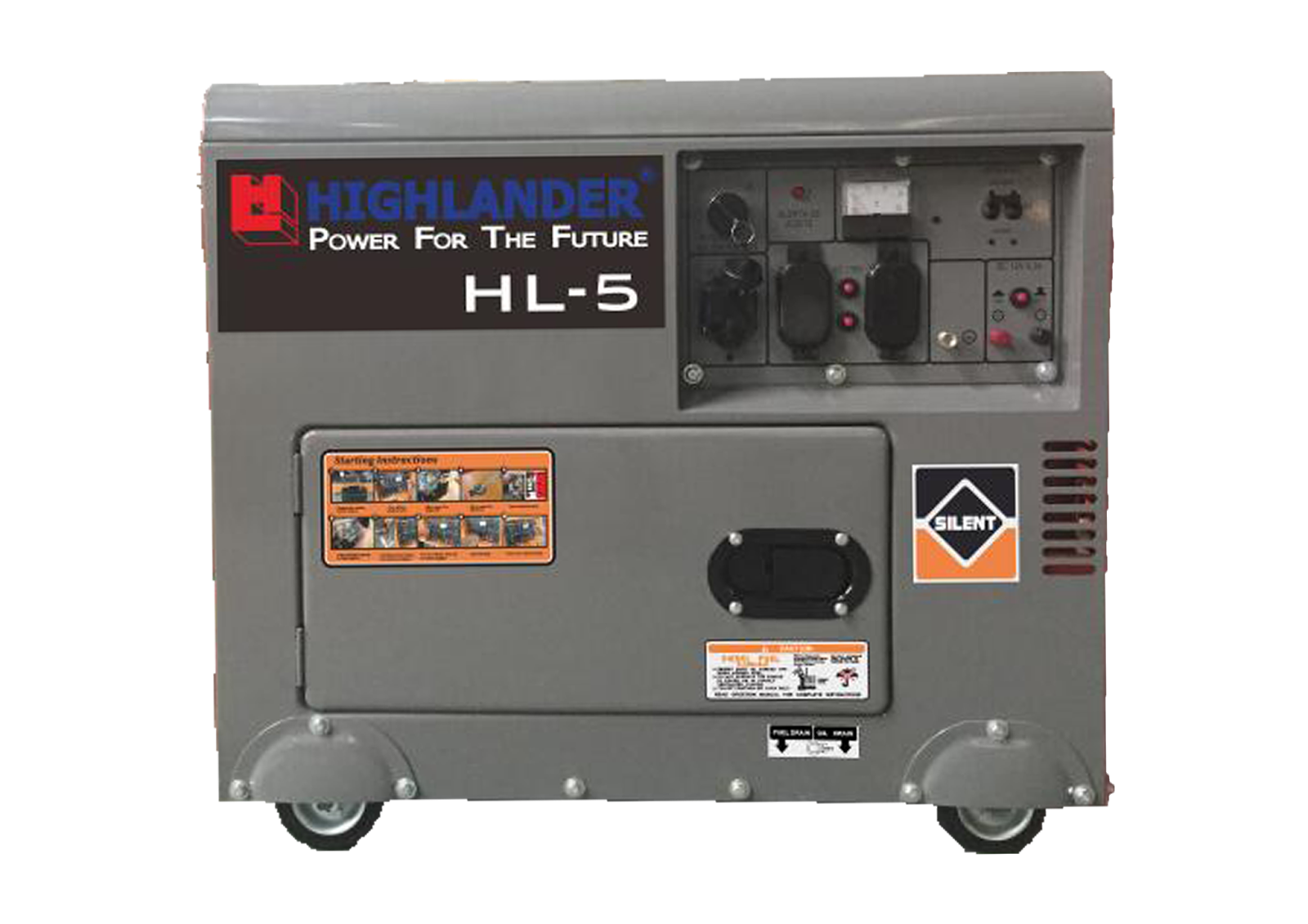 Jual Genset Portable Murah Bergaransi | Highlander® Distributor Genset ...