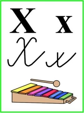 IV.B ( 4., 5. ročník): Písmeno x, X