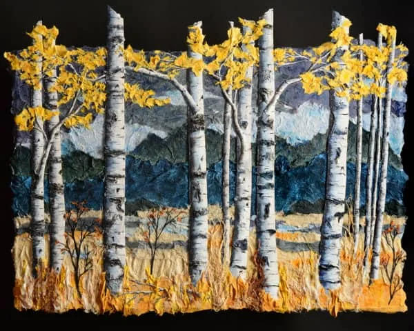 Innovative Textural Collage Art by Ronni Jolles