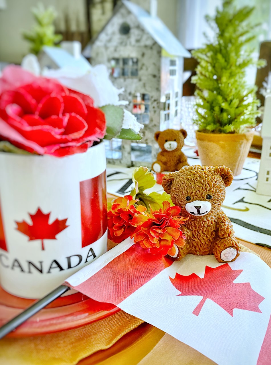Dining Delight: Every Child Matters Tablescape for Canada Day