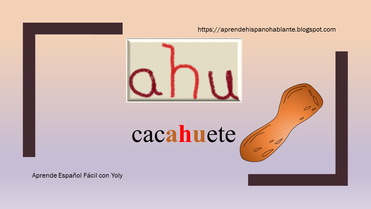 APRENDE ESPAÑOL FÁCIL: La letra hache "h" intermedia
