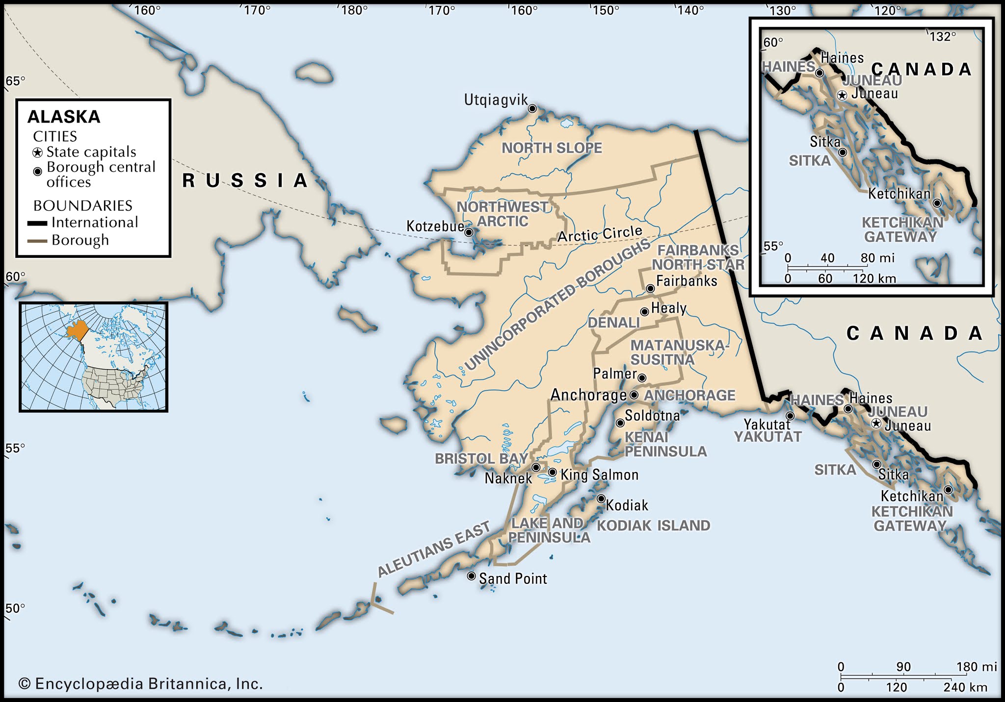 Geography Blog: Map of Alaska